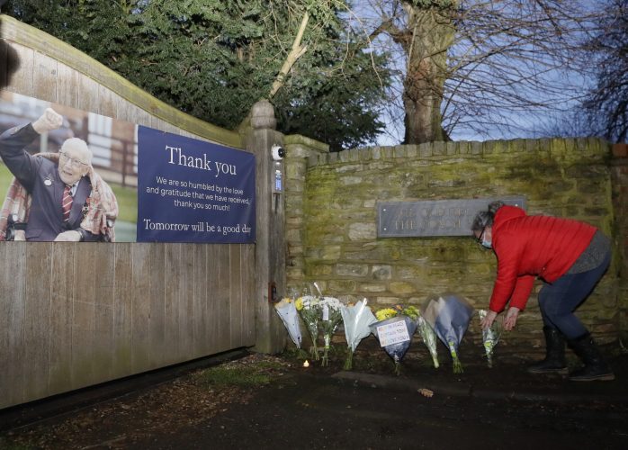 Capt. Tom Moore, WWII vet whose walk cheered many, dies at 100 | News ...